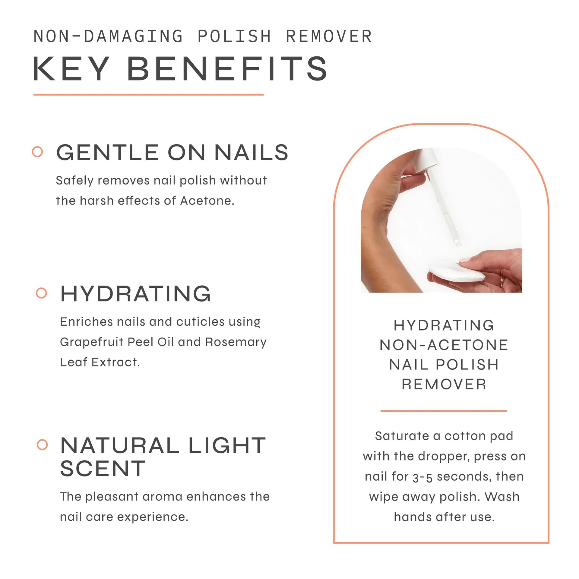 Non-Acetone Nail Polish Remover | Hydrating & Gentle – Dr. Dana