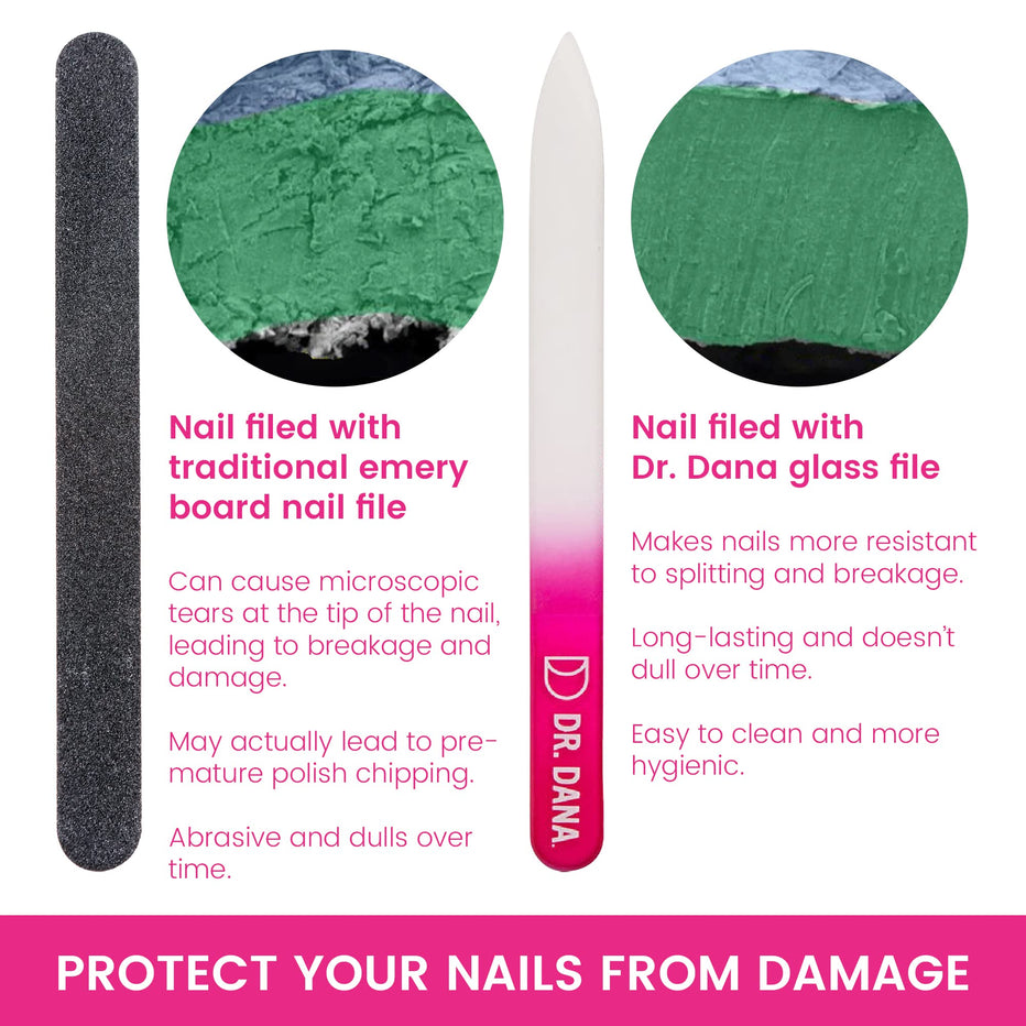 Precision Glass Nail File | Smooth, Shape & Strengthen – Dr. Dana